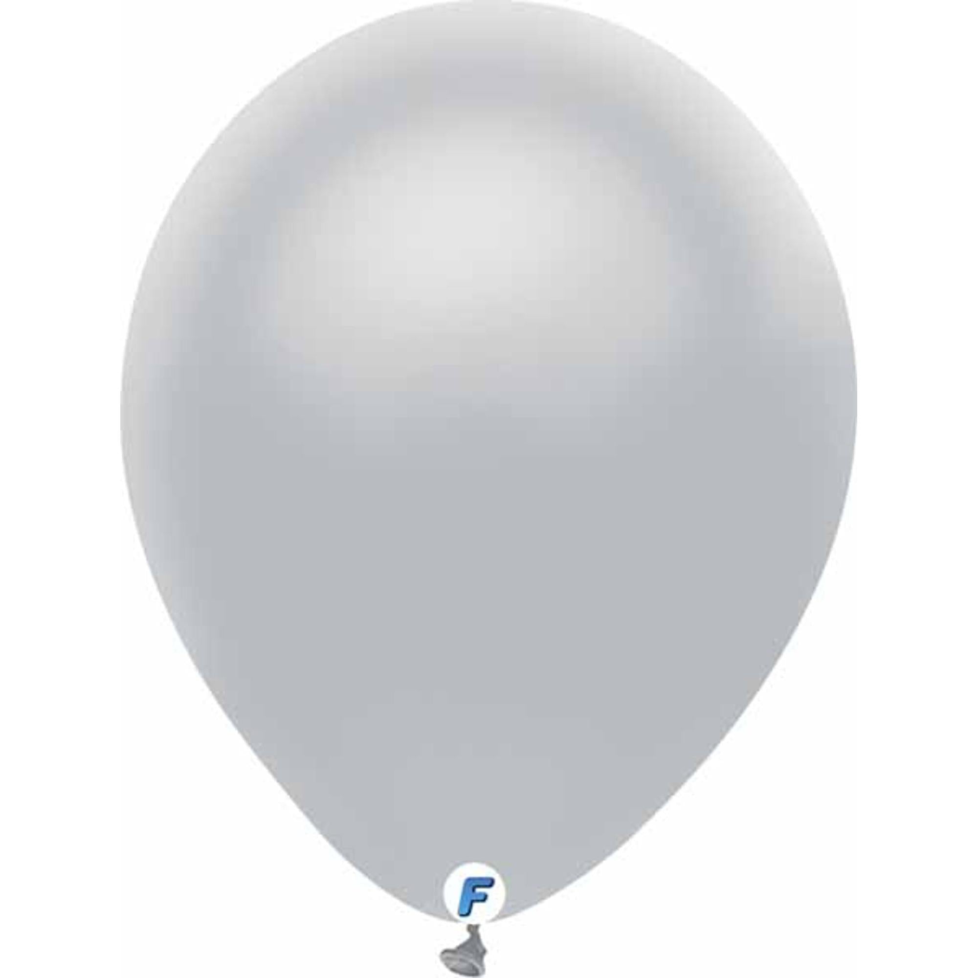"12" Silver Balloons - Pack Of 50" — Shimmer & Confetti