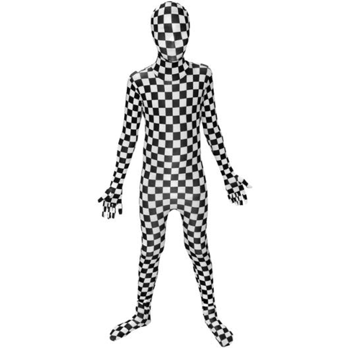 Bw Check Morphsuit For Kids In Medium Size — Shimmer & Confetti