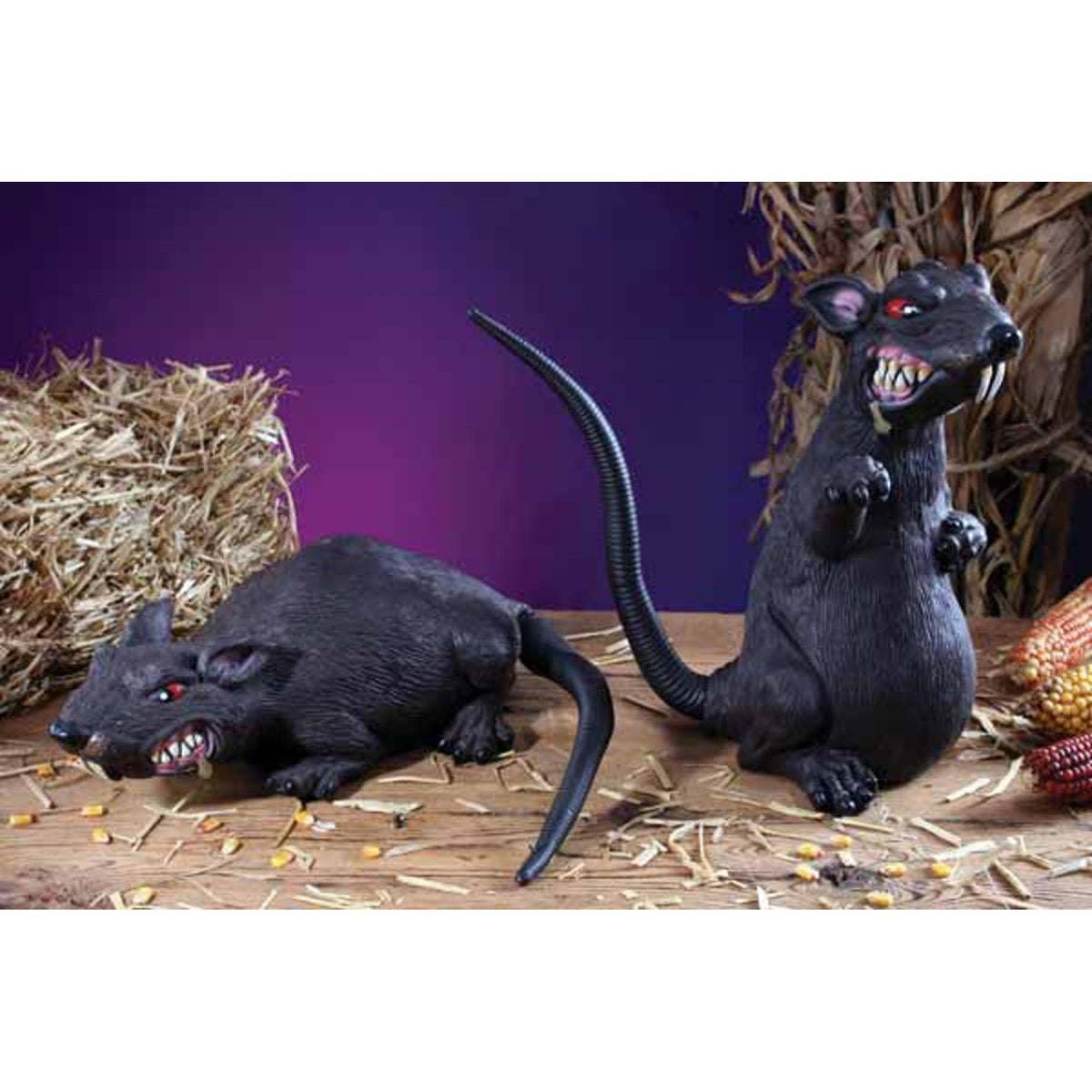 "Ferocious Rats 2 Assorted - Creepy Critters For Collectors And Pranks ...