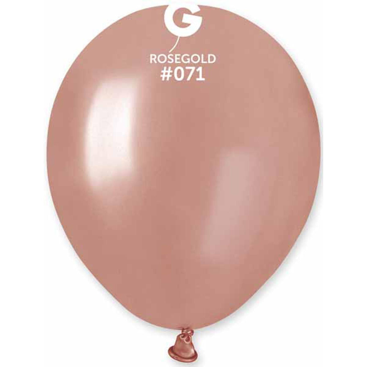 Gemar Metallic Rose Gold 5" Balloons - Pack Of 100 — Shimmer & Confetti