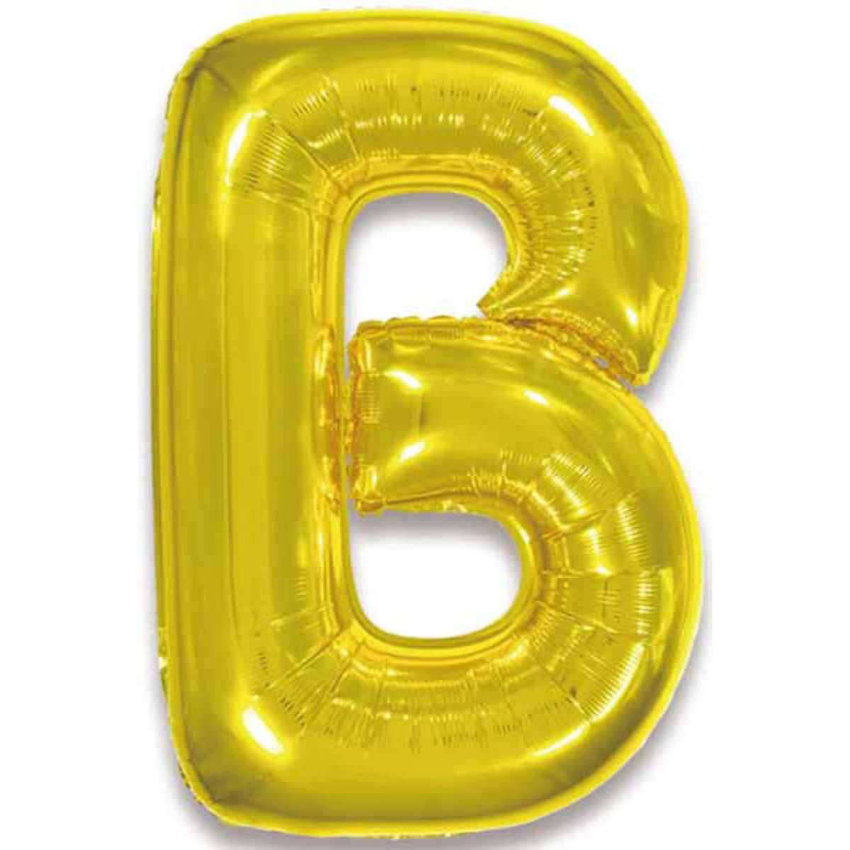 Gold Letter B 34" Foil Balloon. — Shimmer & Confetti