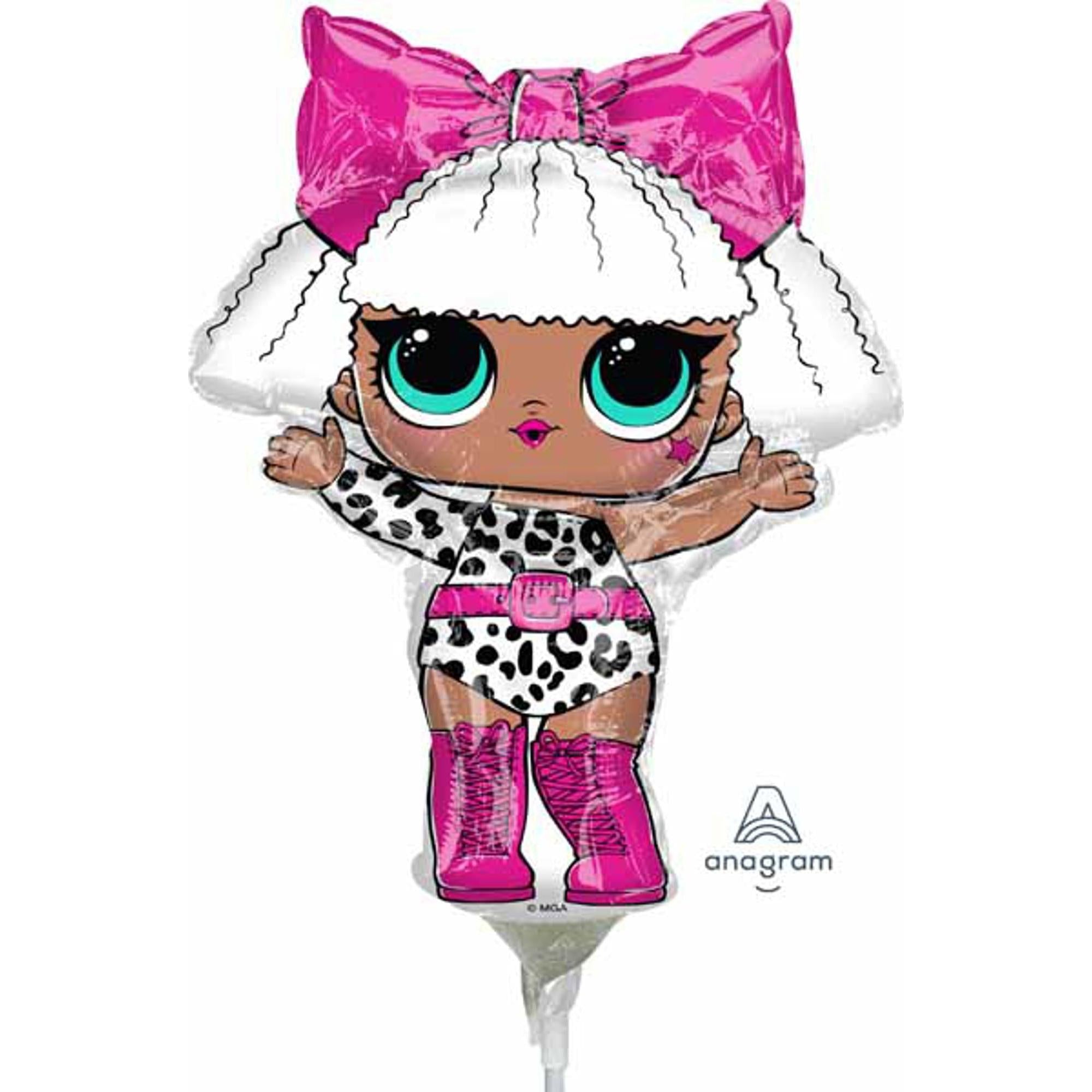 Lol Surprise Diva Doll Mini Shape Balloon — Shimmer & Confetti