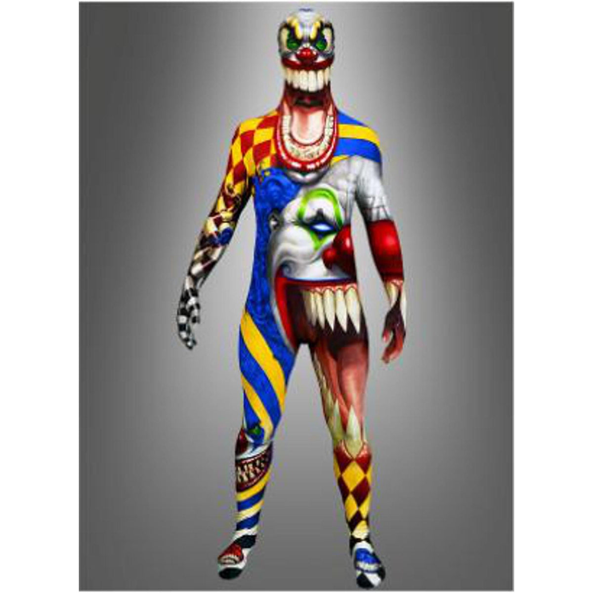 Morphsuit Monster Scary Clown (Medium Size) — Shimmer & Confetti