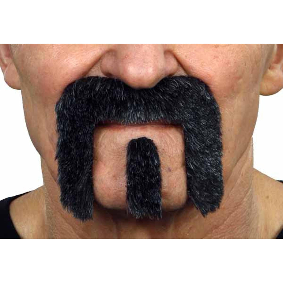 The Horseshoe Moustache With Soul Patch - Black — Shimmer & Confetti