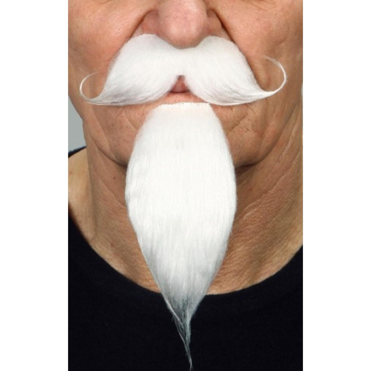 Captain Hook Moustache - Pure White Beard Set — Shimmer & Confetti