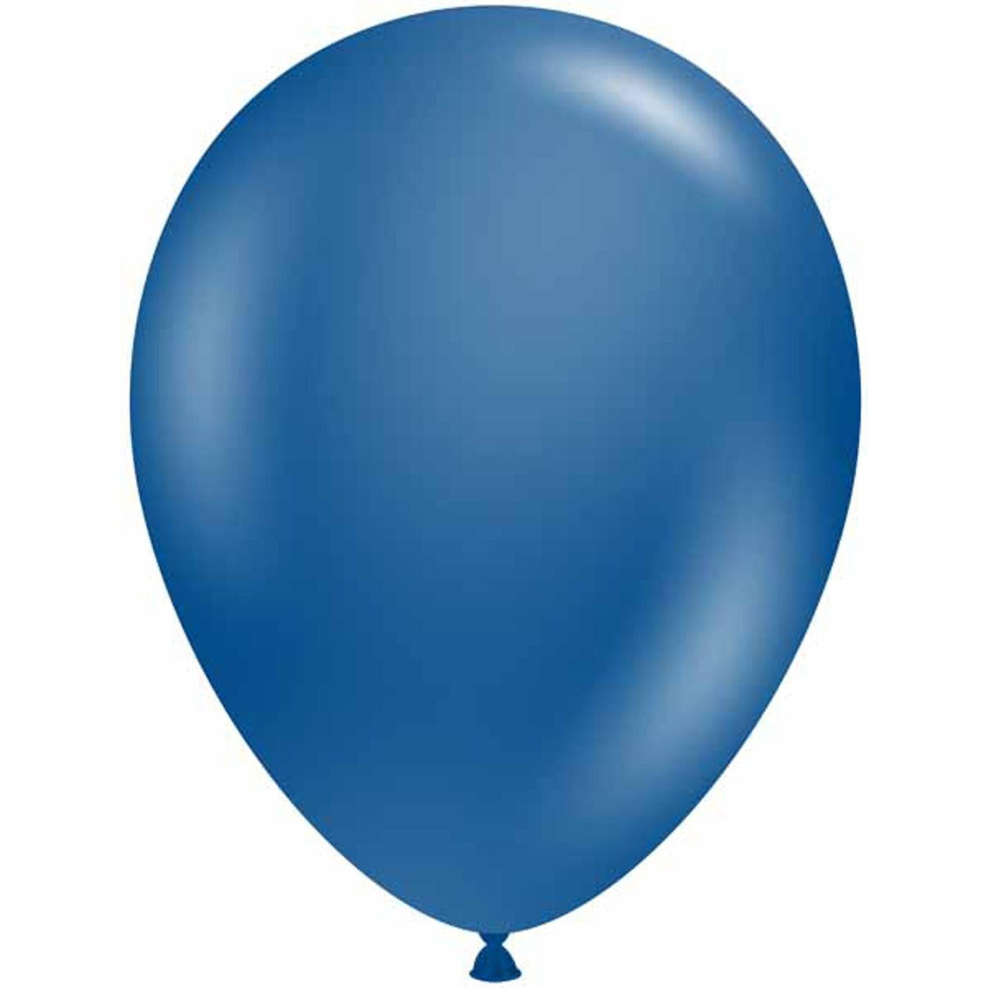 Tuftex Crystal Sapphire Blue Latex Balloons (50/Pk) — Shimmer & Confetti