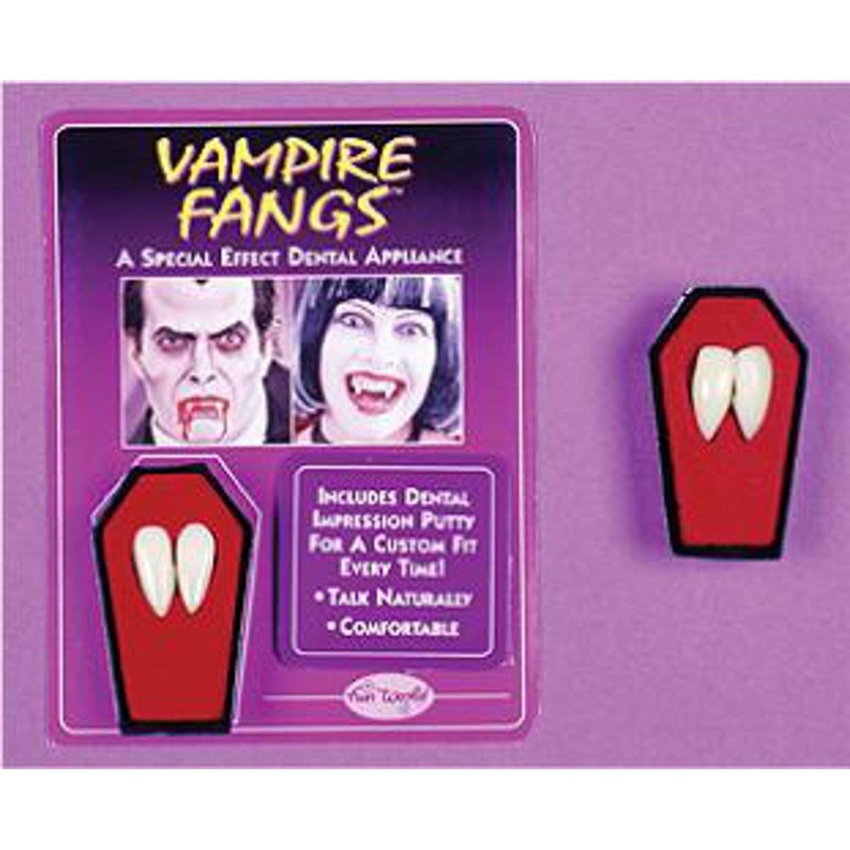 "Vampire Fangs Blister Pack By Fun World" — Shimmer & Confetti