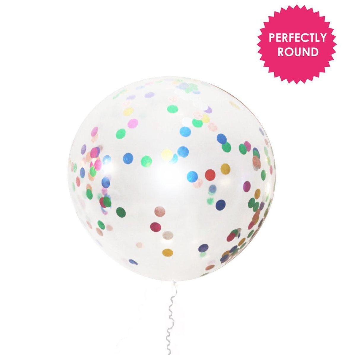 36-inch Giant Multicolor Confetti Balloons 8ct — Shimmer & Confetti