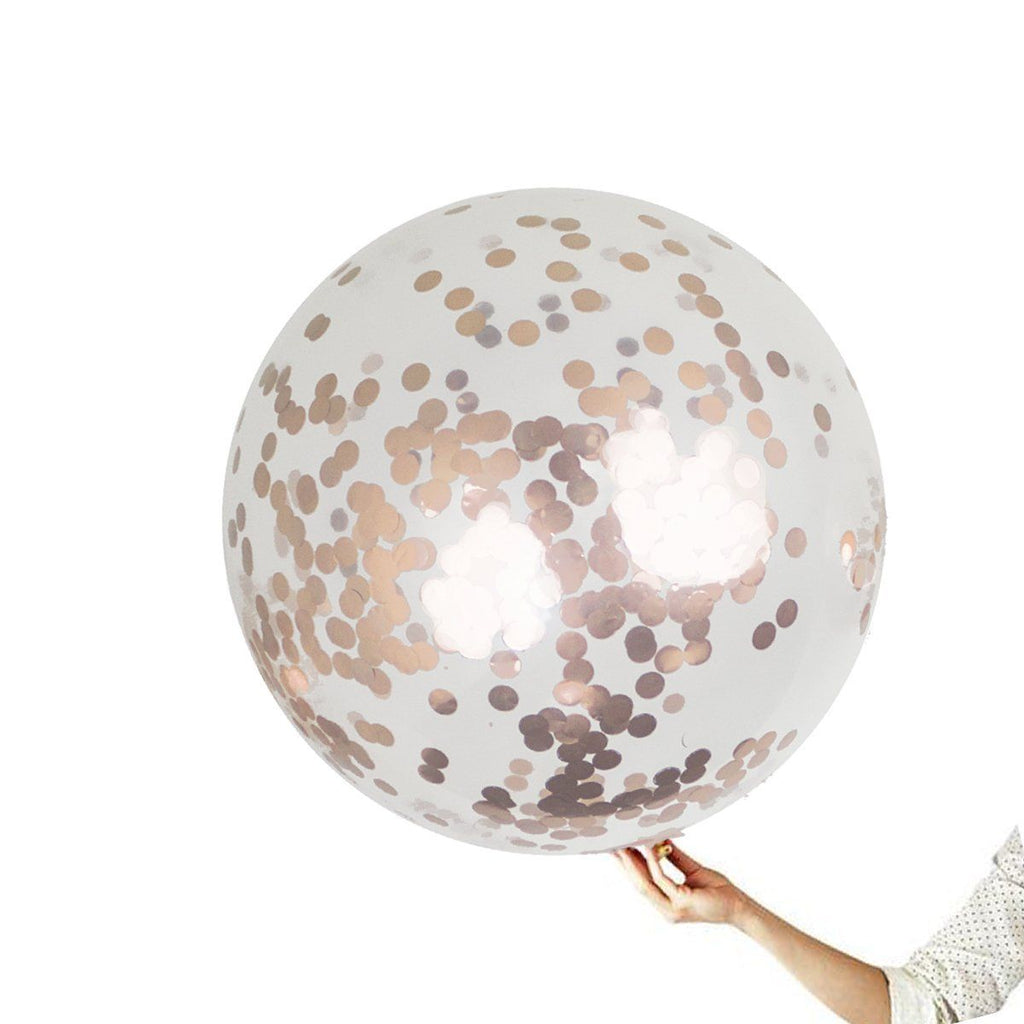 Clear Confetti Balloons and Giant Confetti Balloons — Shimmer & Confetti